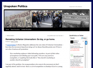 UUA politics – Page 2 – Yet Another Unitarian Universalist